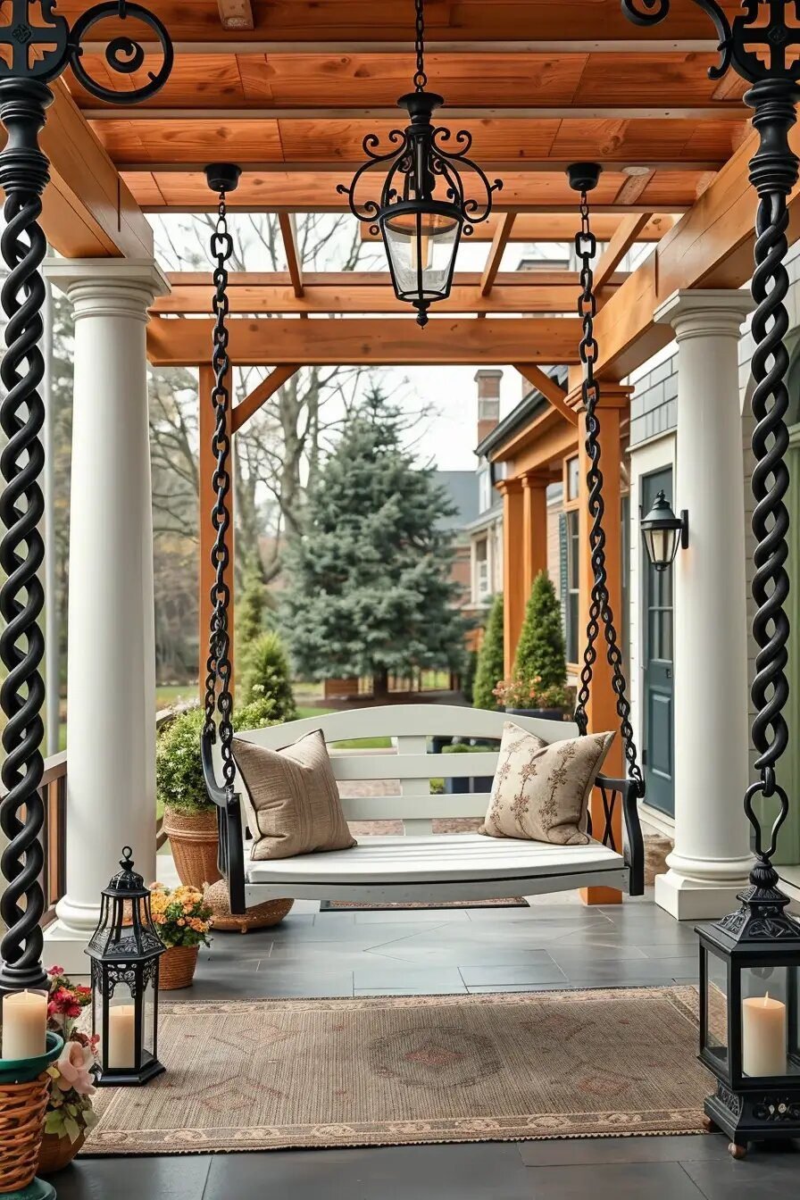 66 Unique Porch Swing Ideas for Your Outdoor Space – Vibista